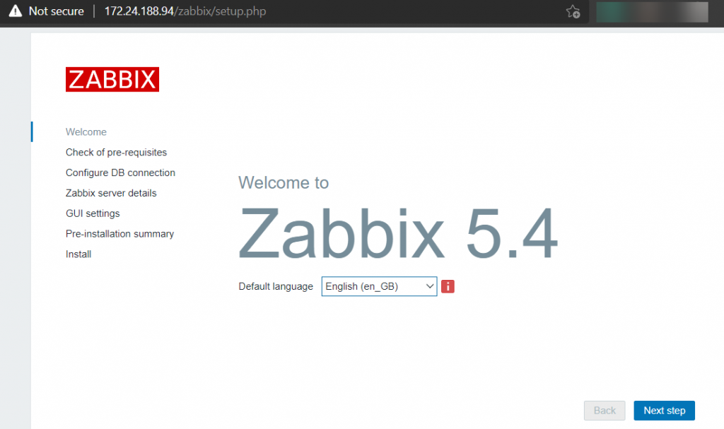 Zabbix 5.4 installation on Ubuntu Server - MMDM